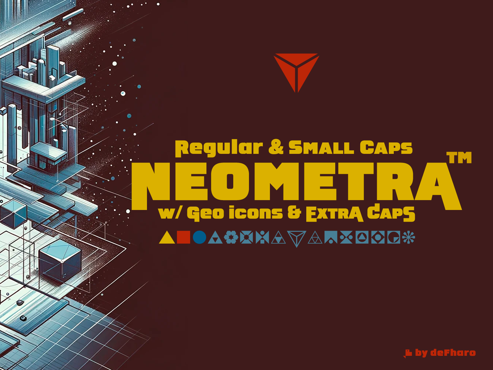 Neometra Sans Display & Small Caps by deFharo on Dribbble