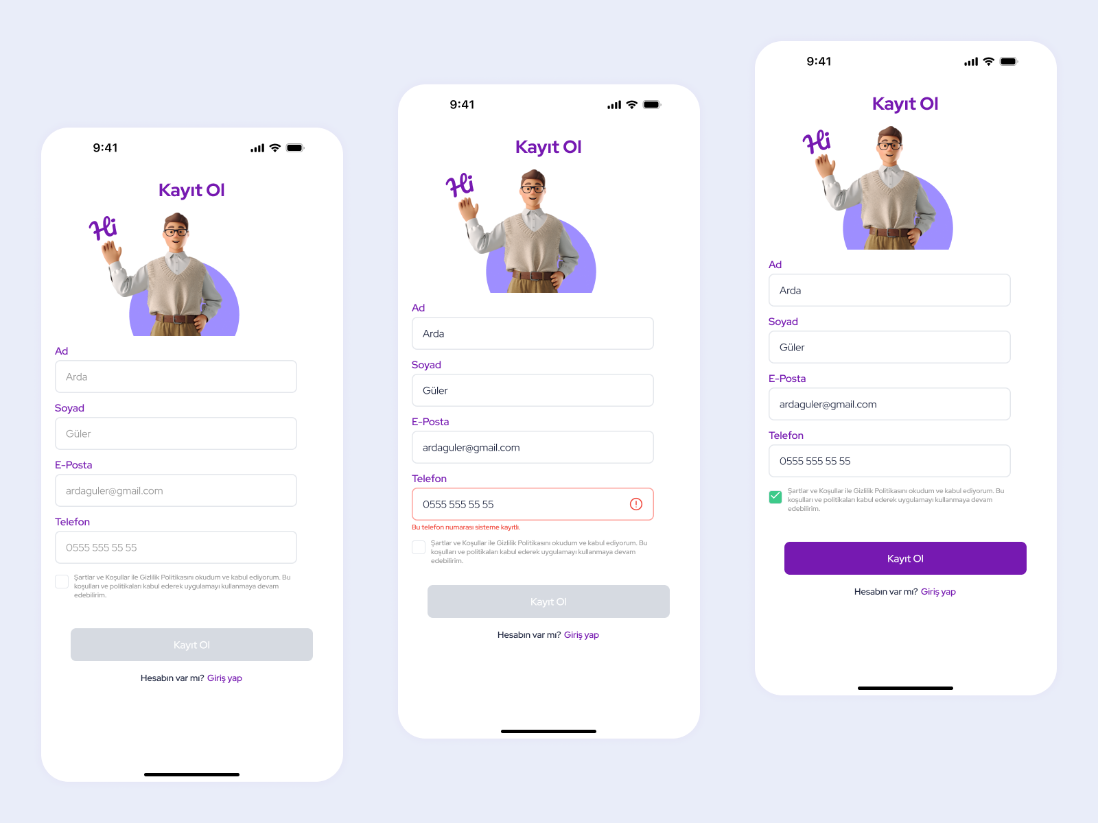 Promotion App / Sign Up Screen by Halil Adıgüzel on Dribbble