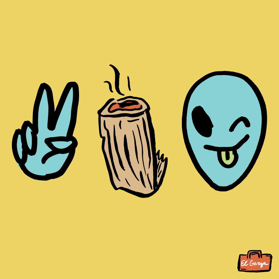Peace, Tamales, Aliens by Jon Garza on Dribbble