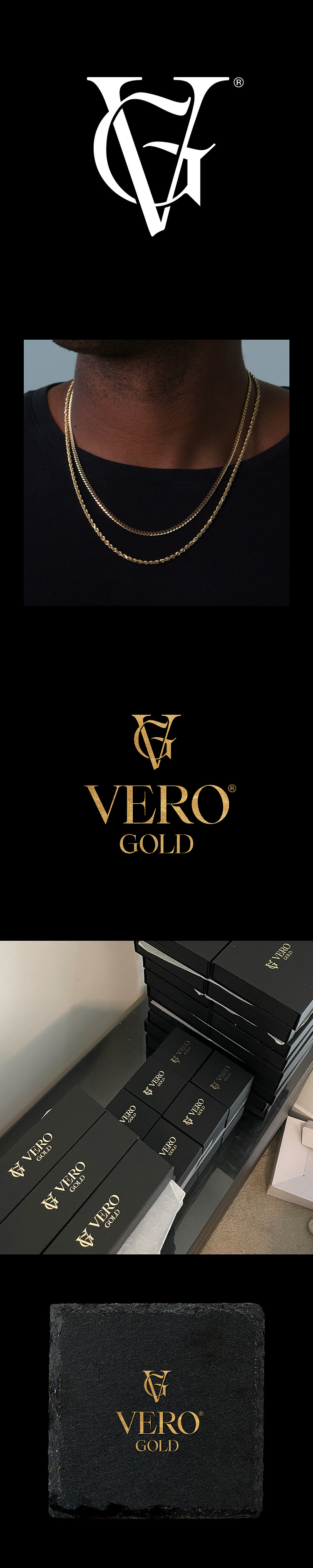 Monogram & Wordmark for VeroGold by Jordan Ballard on Dribbble