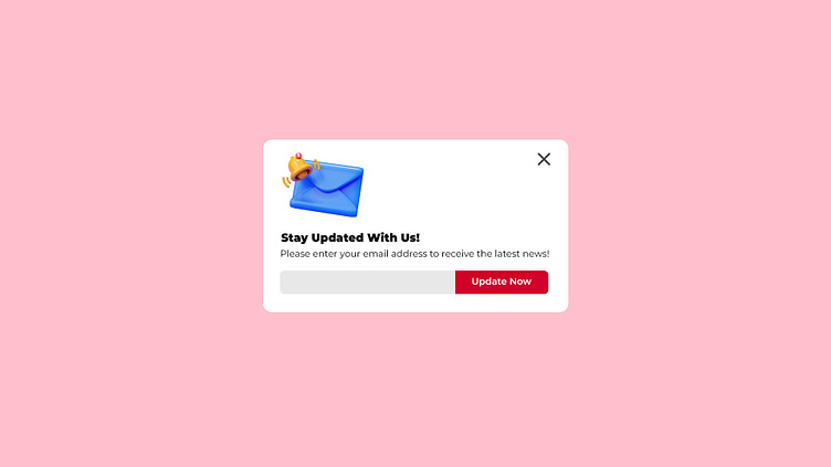 Subscribe Pop Up UI Design by Sakinah Haron on Dribbble