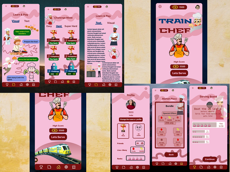 Game App Ui By Zahra Muzamali On Dribbble 7650