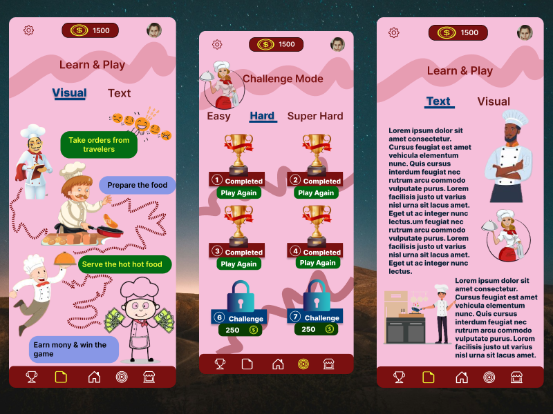 Game App Ui By Zahra Muzamali On Dribbble 