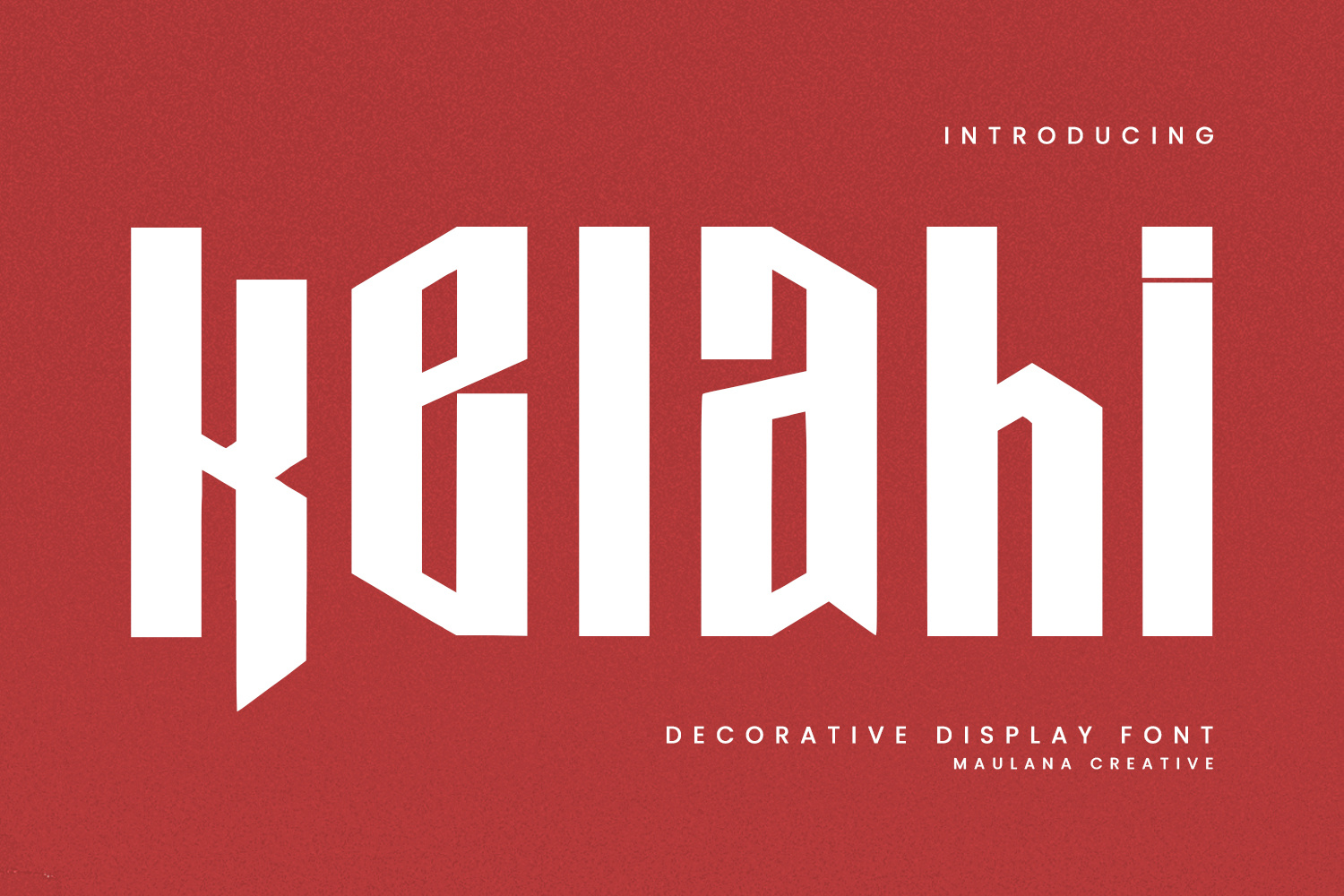Kelahi Decorative Display Font by Maulana Creative on Dribbble
