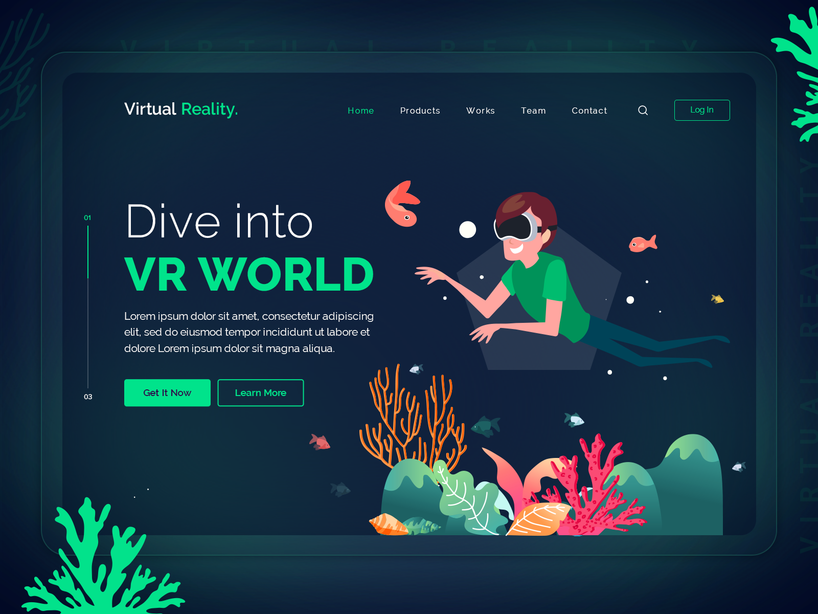 Virtual Reality Services - Banner Design by Stark Edge on Dribbble