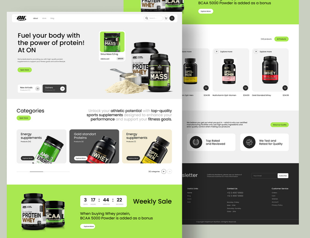 One Product Store Shopify by ab Jahid on Dribbble
