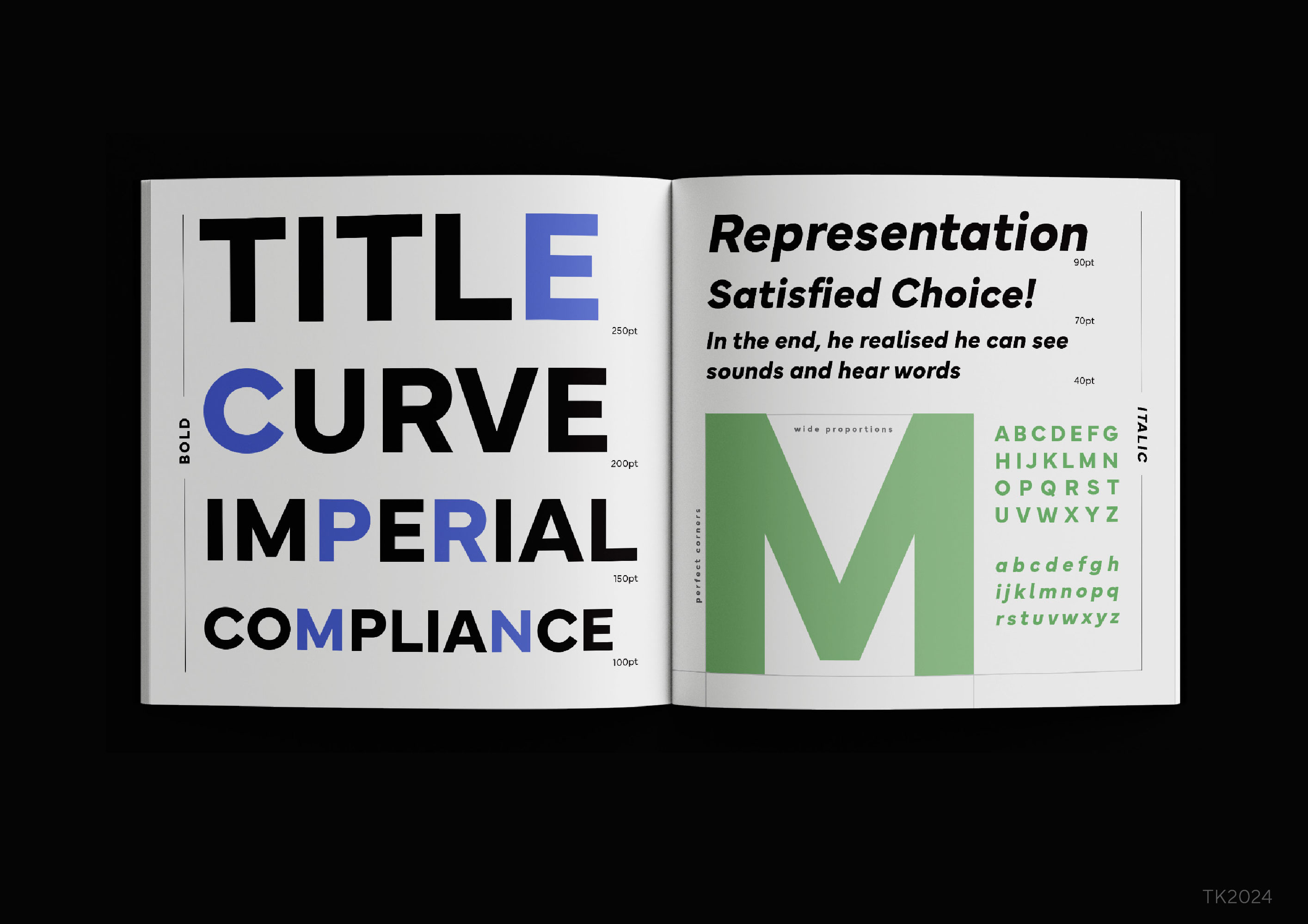 Type Specimen Booklet by Tuba Karademir on Dribbble