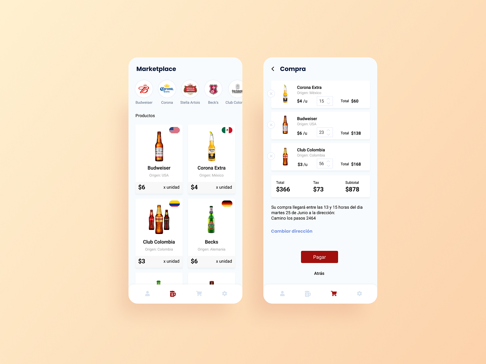 Ecommerce Mobile App By Analia Luque On Dribbble