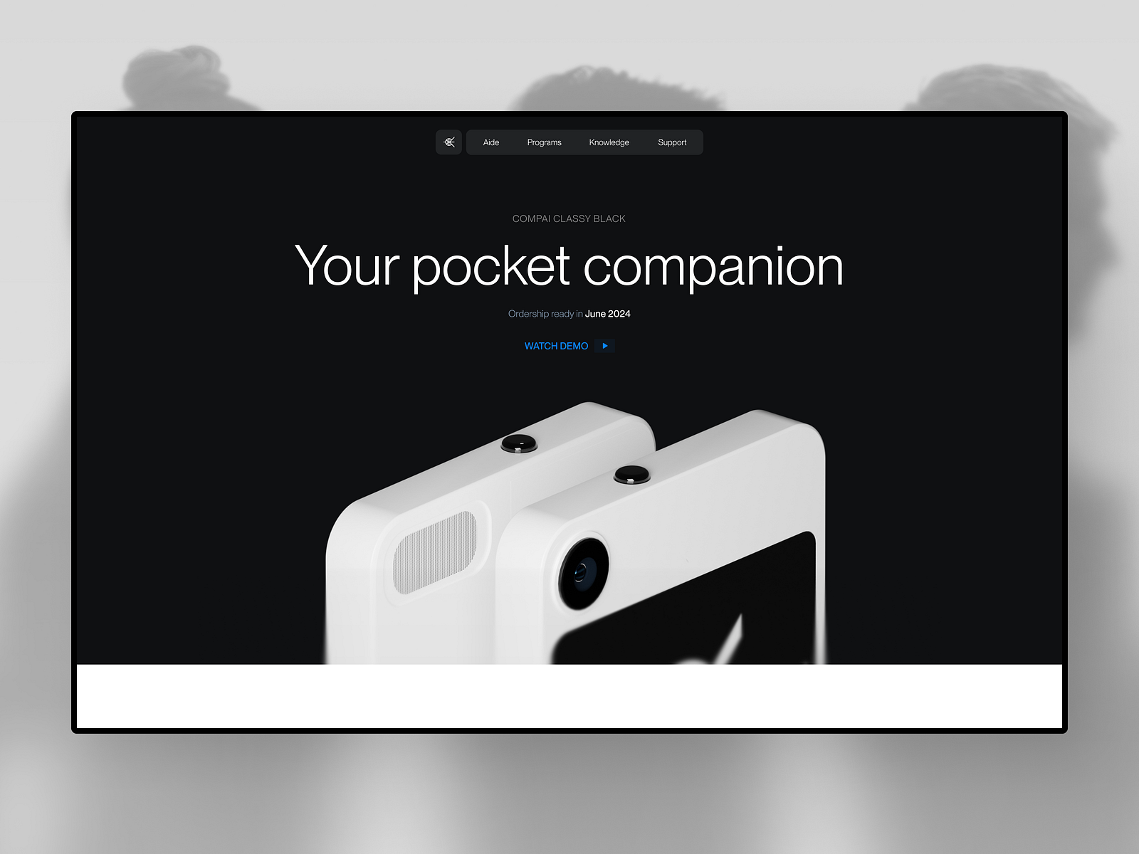 COMPAI AI - Personal Assistant Website by Nija Works on Dribbble