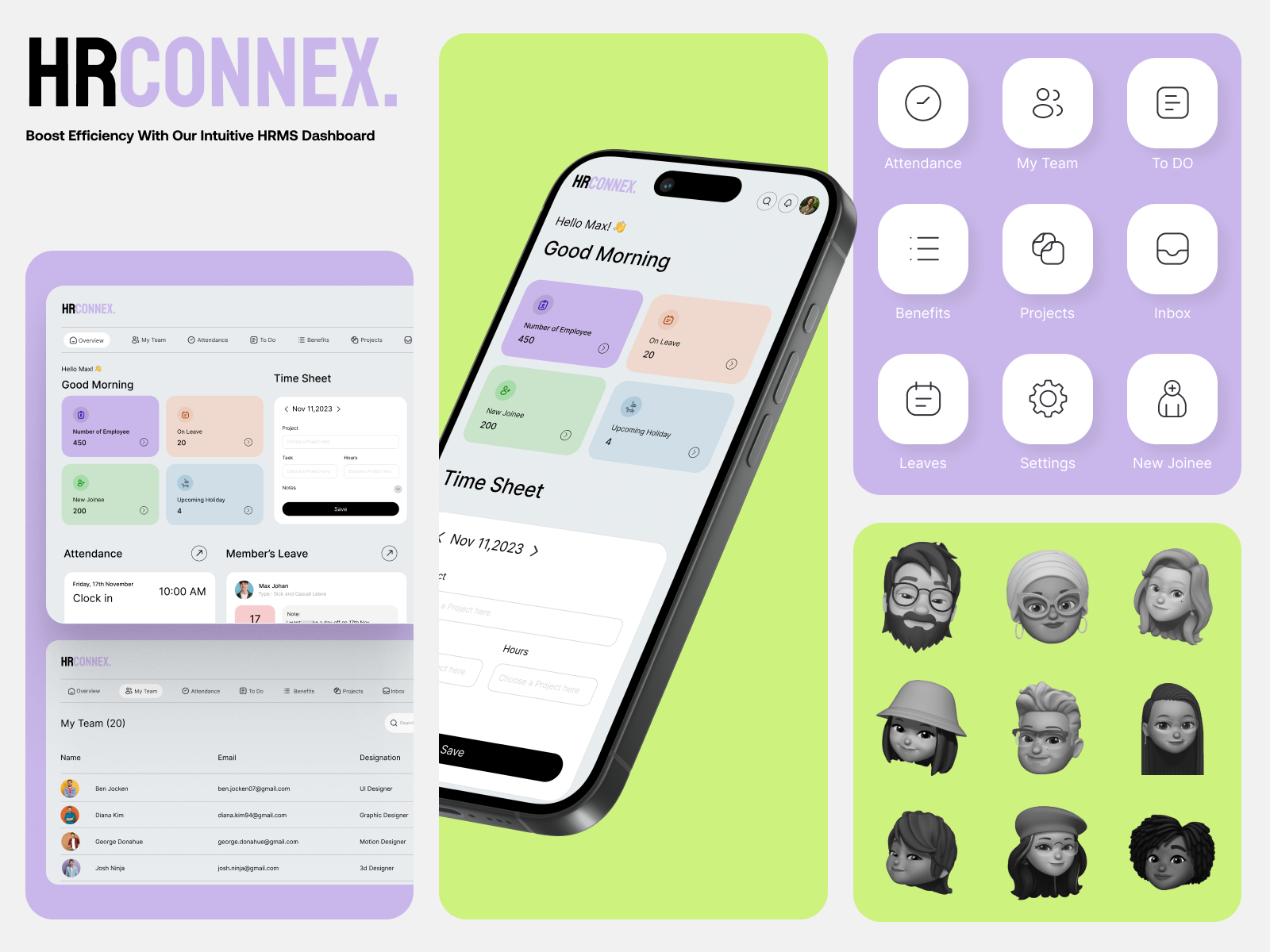 Hrms Dashboard designs, themes, templates and downloadable graphic ...