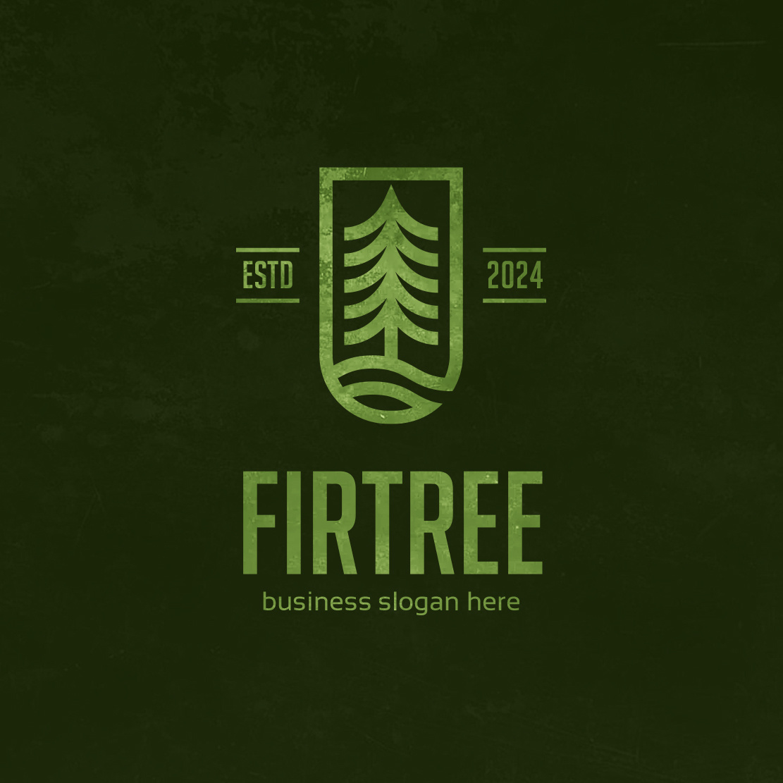 Fir Tree Logo by Djjeep_Design on Dribbble