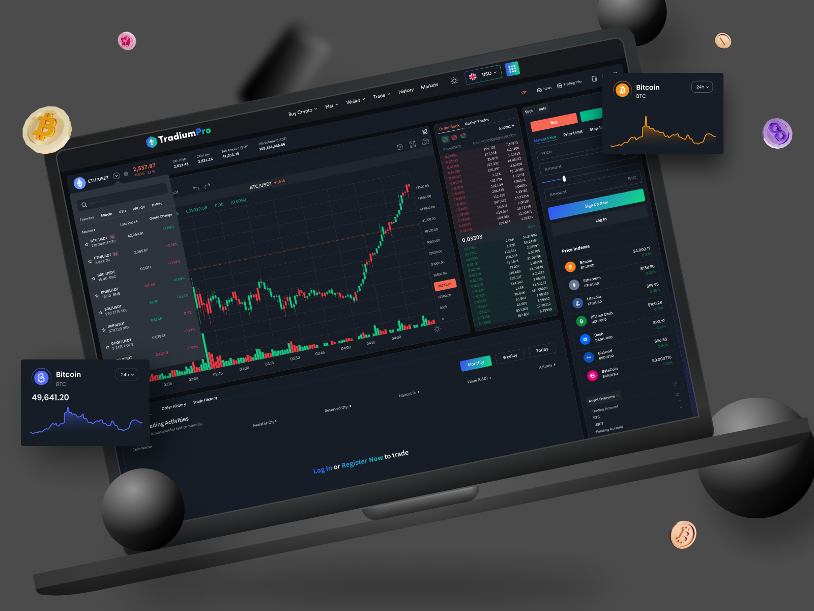 Tradiumpro Crypto Trading Dashboard Design 💹 By Jarviz Lab Ui Ux Design Agency On Dribbble