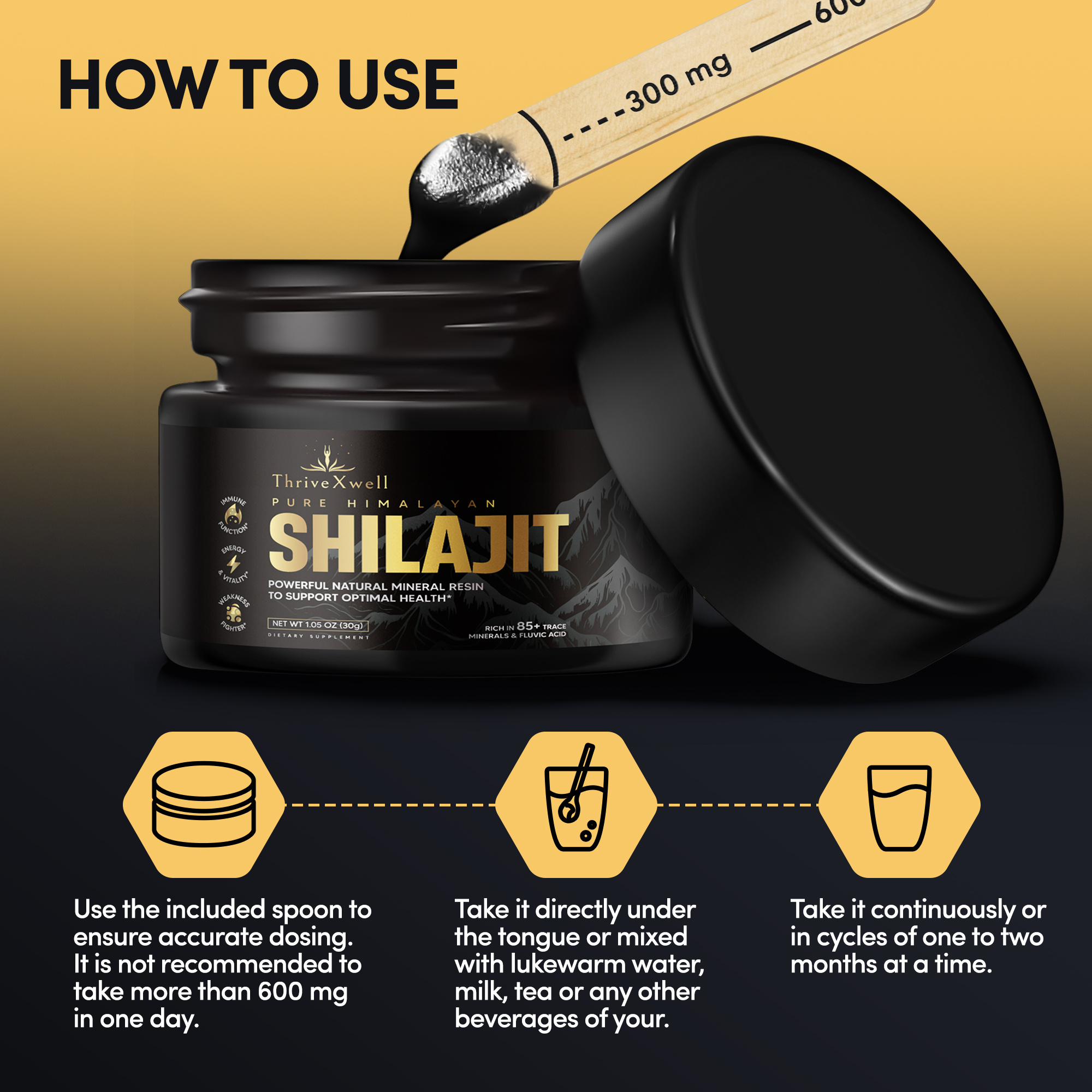 Shilajit Supplement Branding & Packaging Design by Pixels Studio on ...