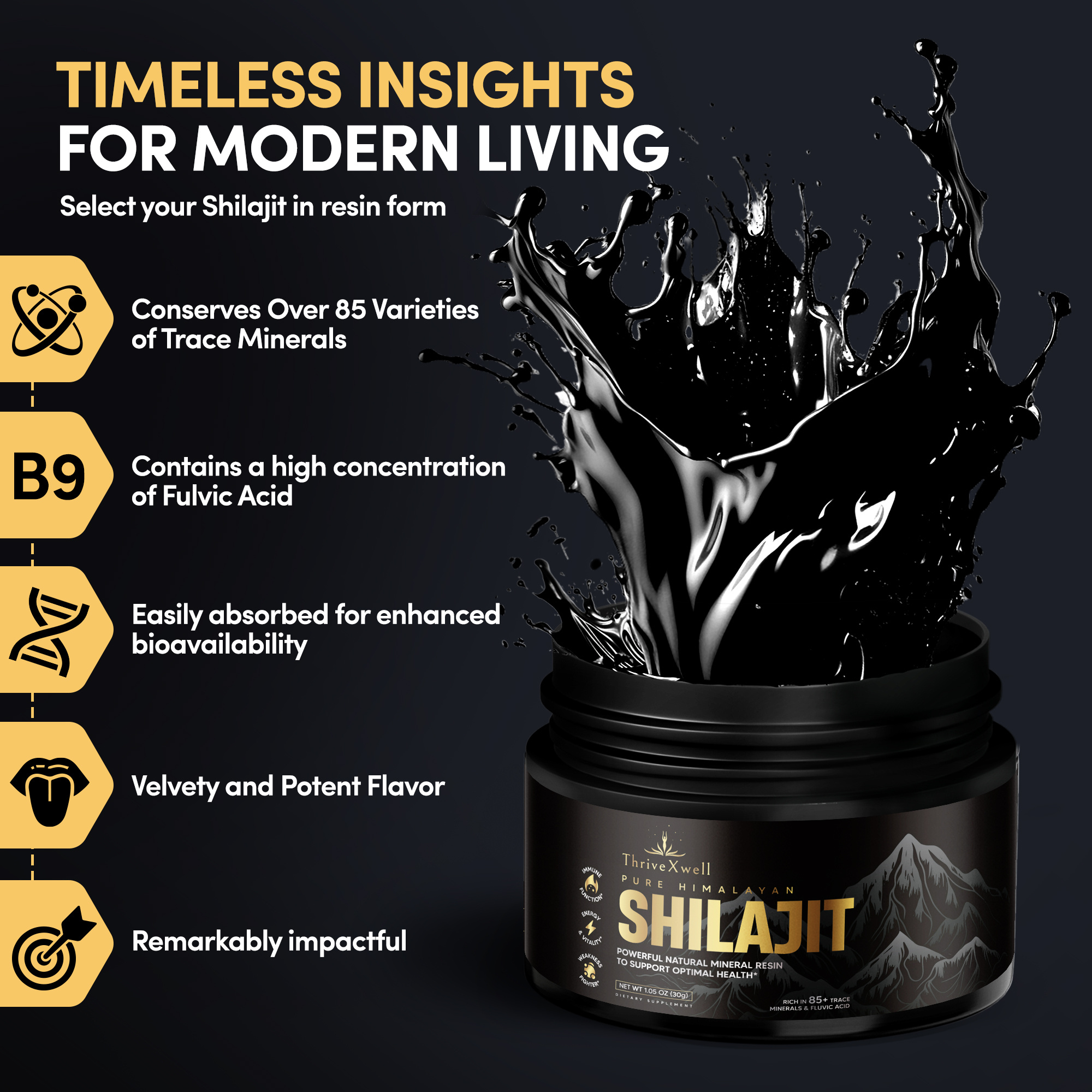 Shilajit Supplement Branding & Packaging Design by Pixels Studio on ...