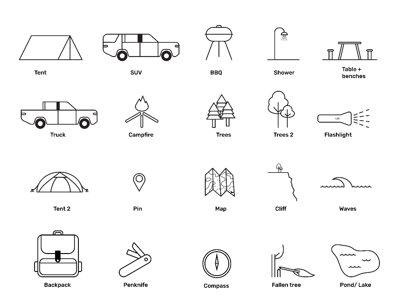 Adventure Icon Pack By Tim T On Dribbble
