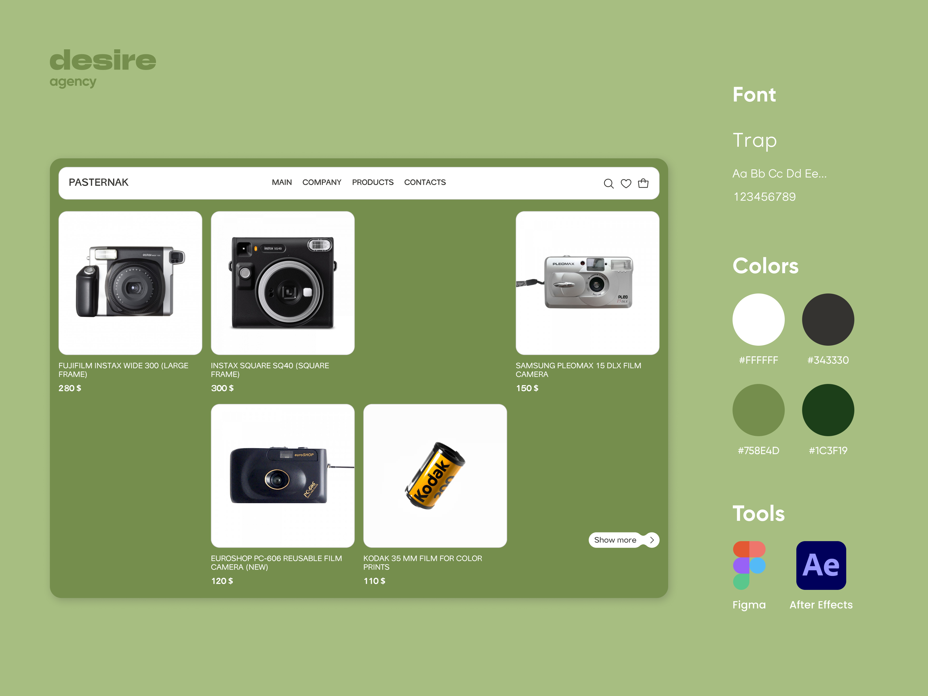 Online Store Web Platform by Desire Creative Agency on Dribbble