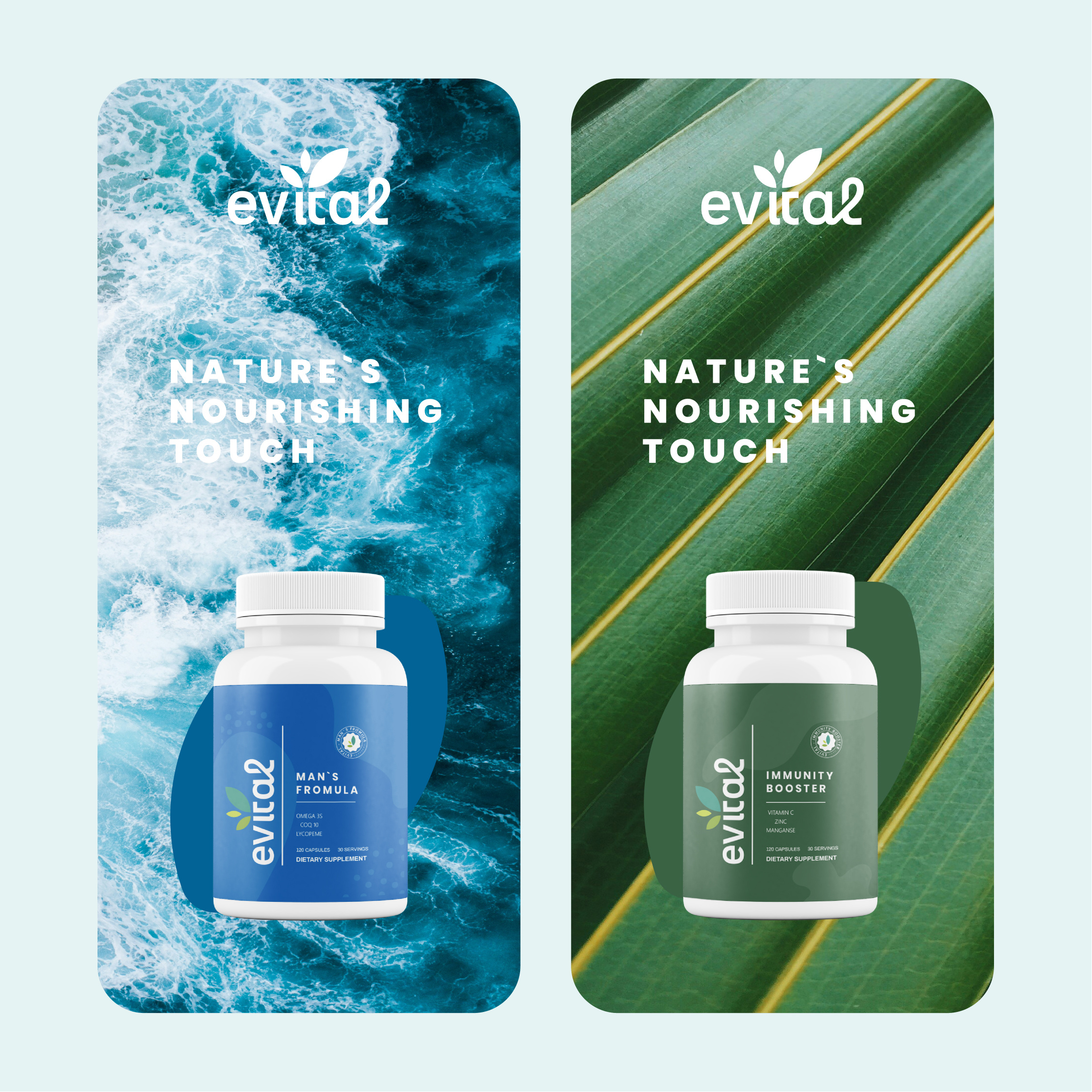 evital branding and packaging design by Colordesk Branding Agency on Dribbble