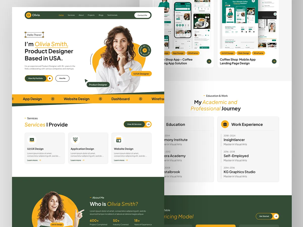 Browse thousands of Web Developer Portfolio Website images for design inspiration | Dribbble