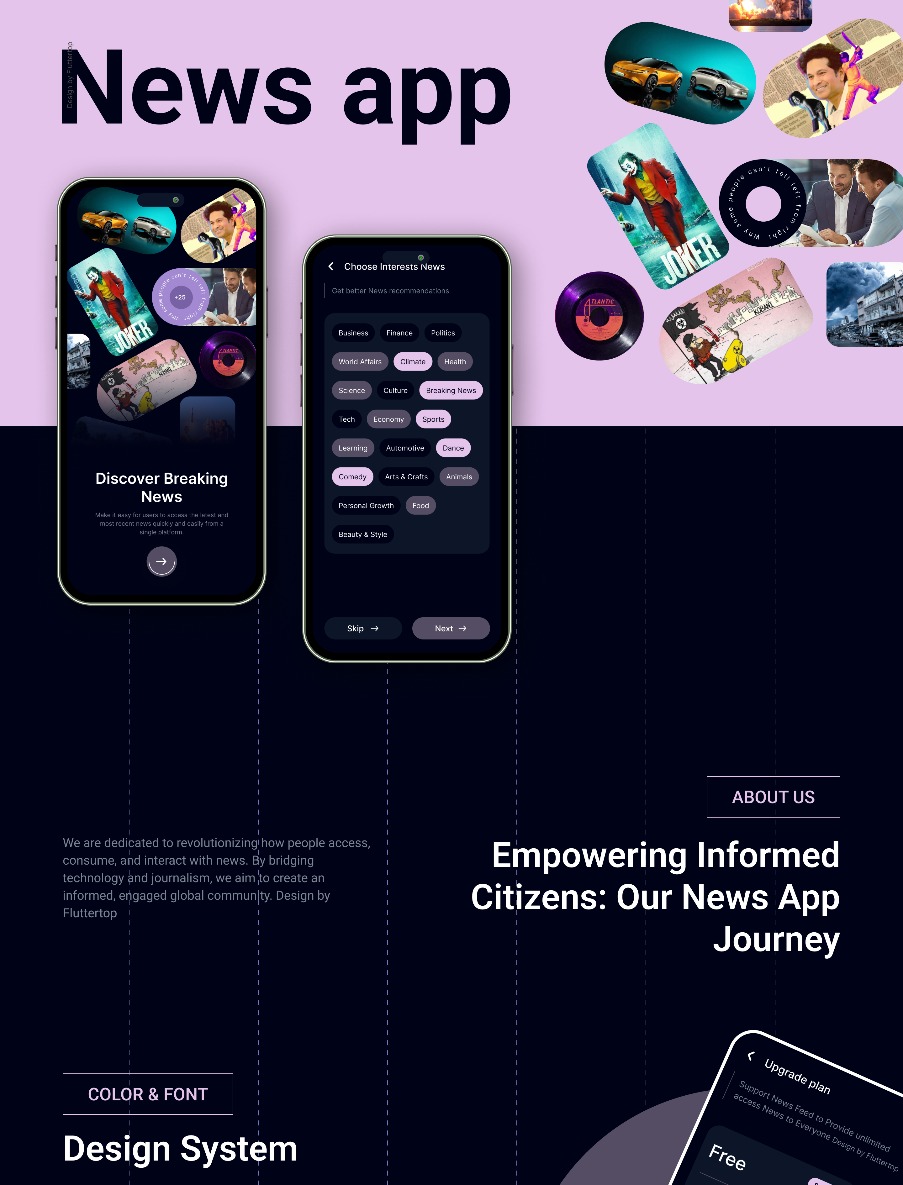 News App UI designs, themes, templates and downloadable graphic ...