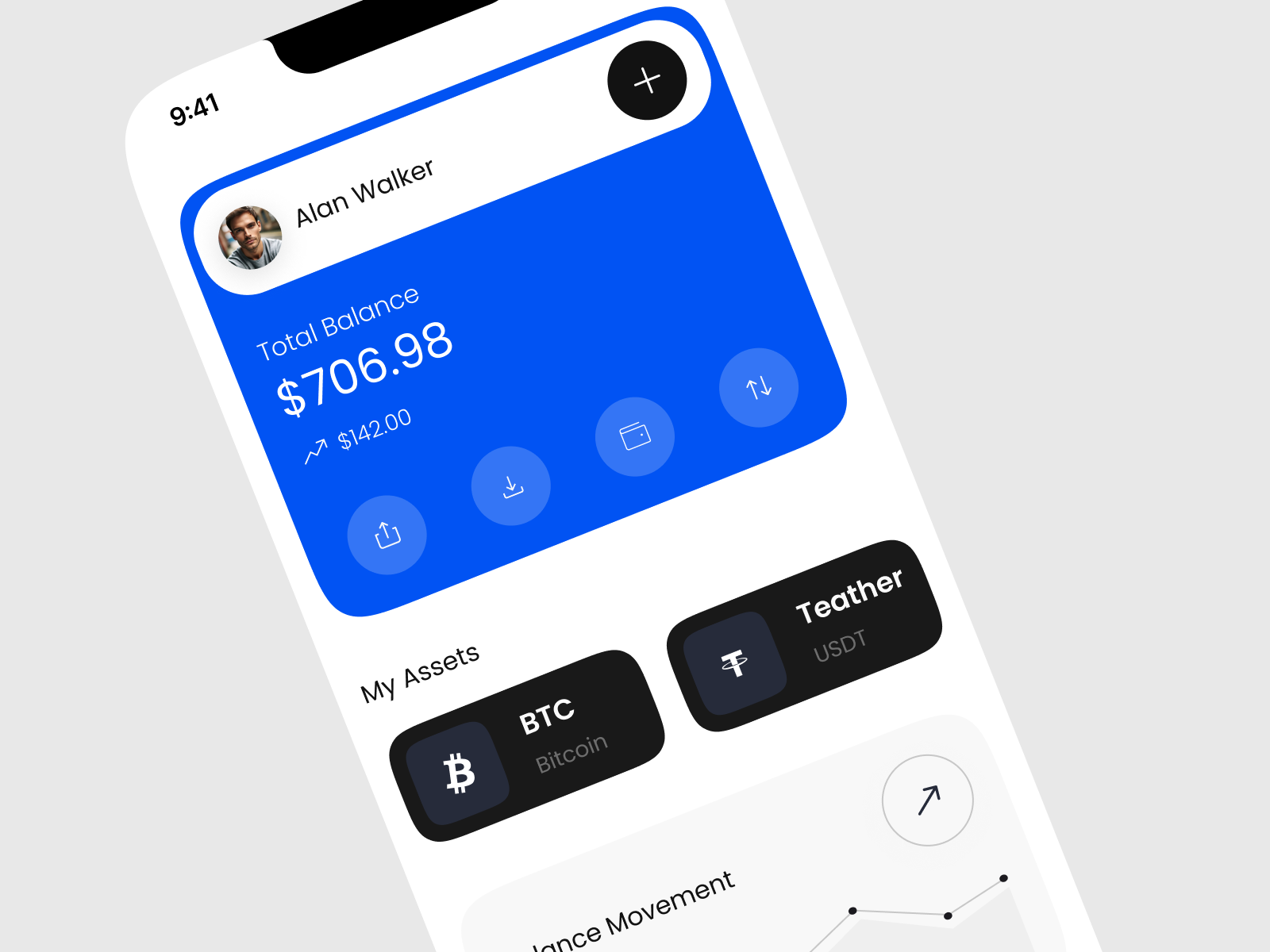 CryptoShare - Minimal IOS App Design by TJCG on Dribbble