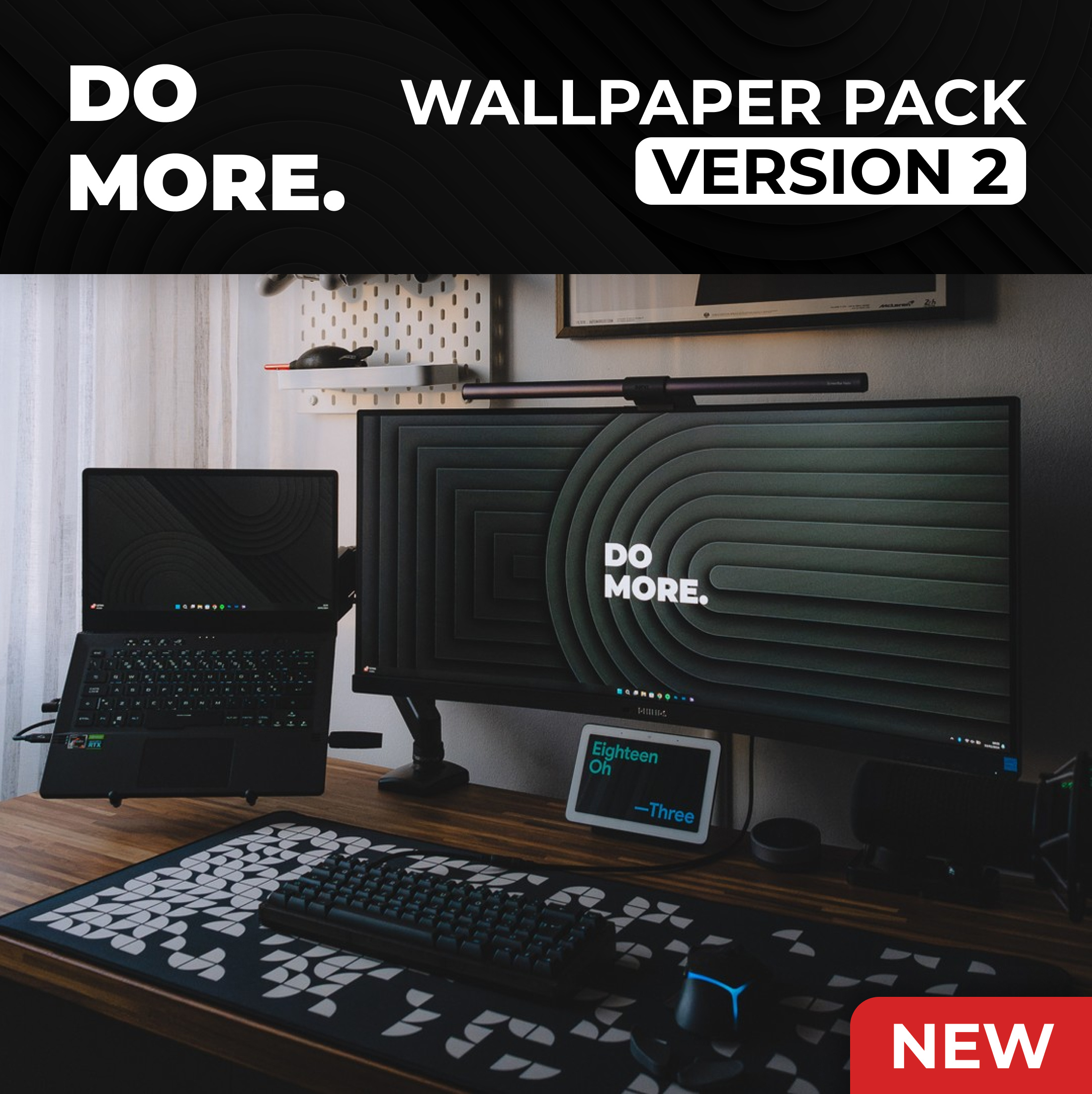 DO MORE v2 Wallpaper Pack by Thibeau Grosjean on Dribbble