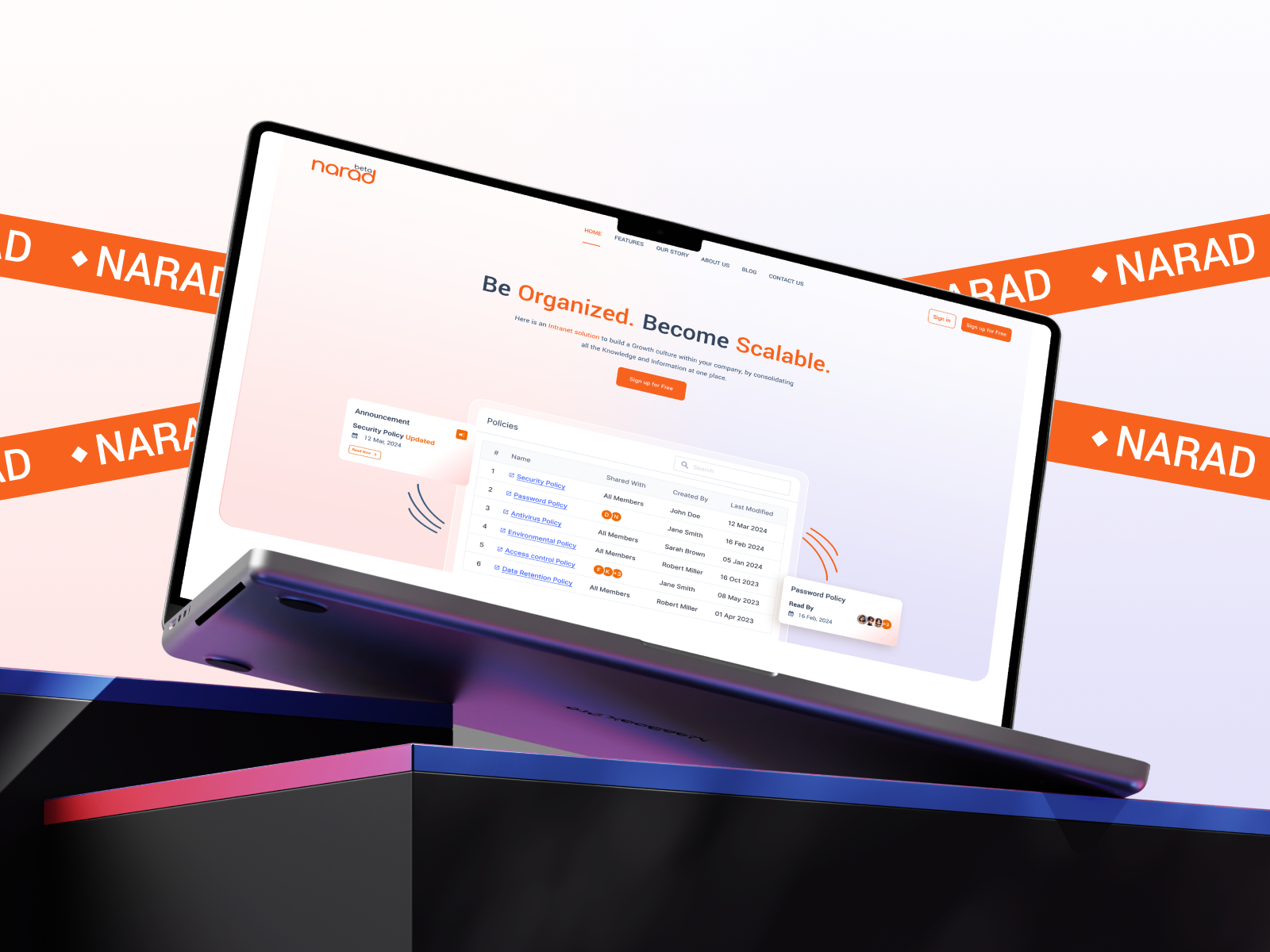 Narad by WebOsmotic on Dribbble