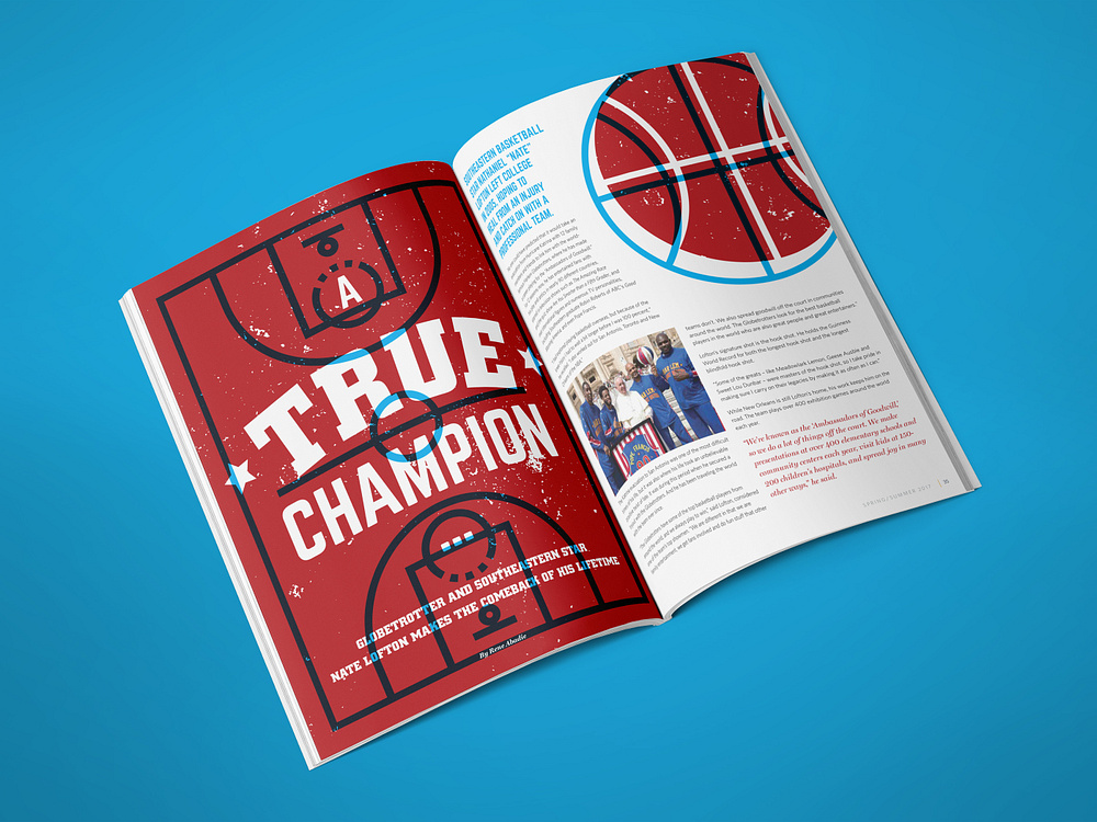 Athletic Magazine Layout designs, themes, templates and downloadable ...