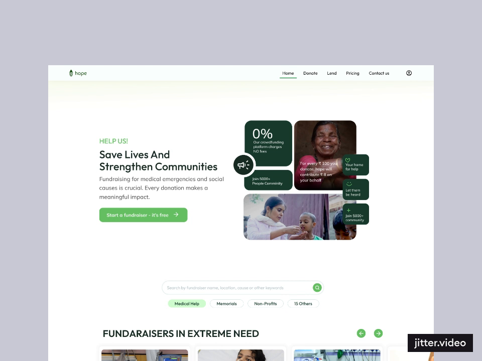 NGO Website UI Design by Apptware Design Studio on Dribbble