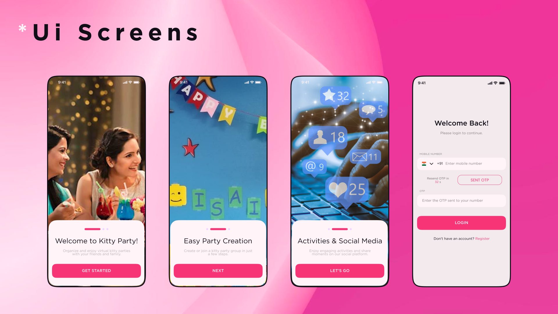 KitParty Mobile app Ui Design by Anagh P K on Dribbble