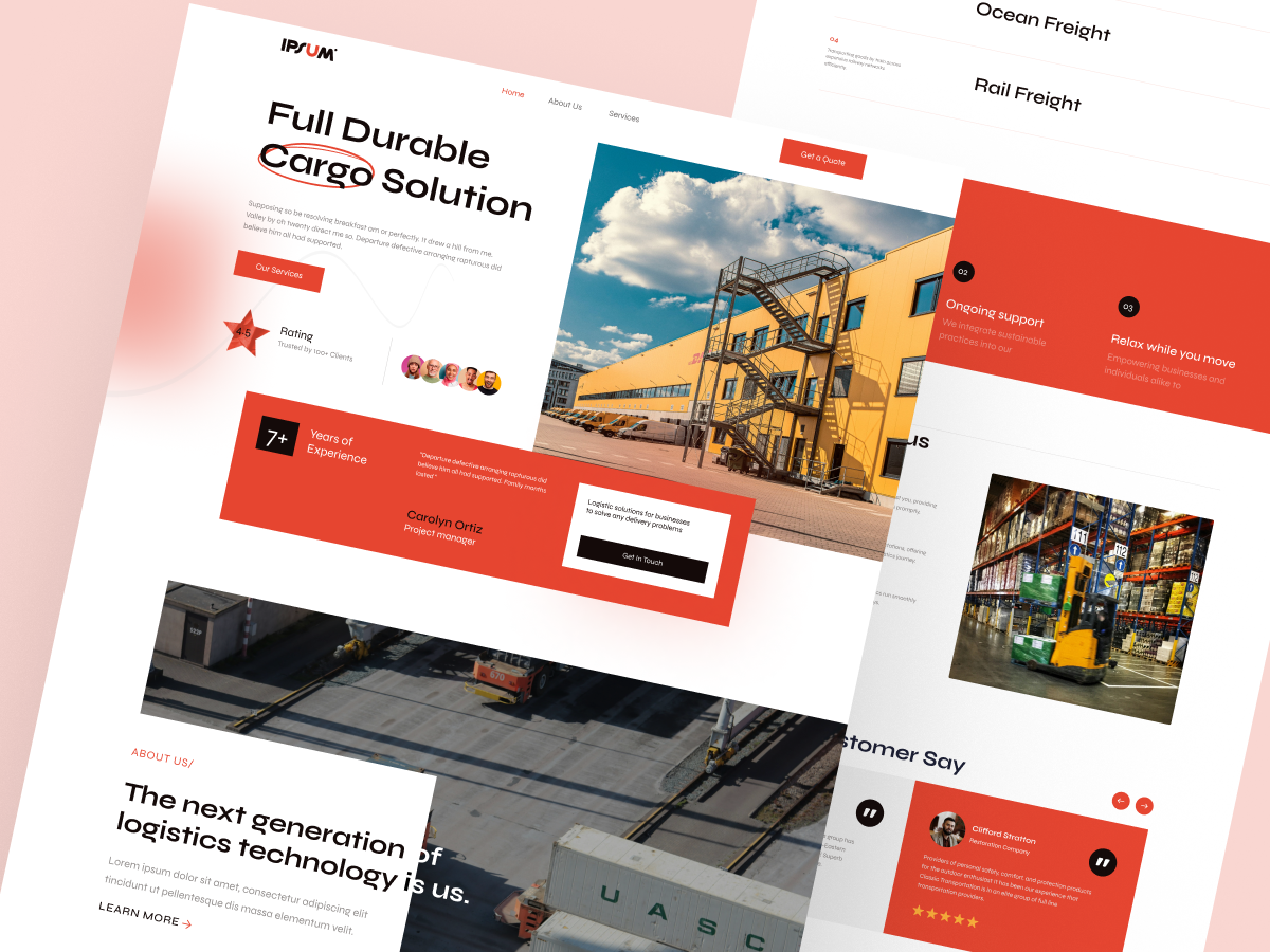 Transport Logistics designs, themes, templates and downloadable graphic ...