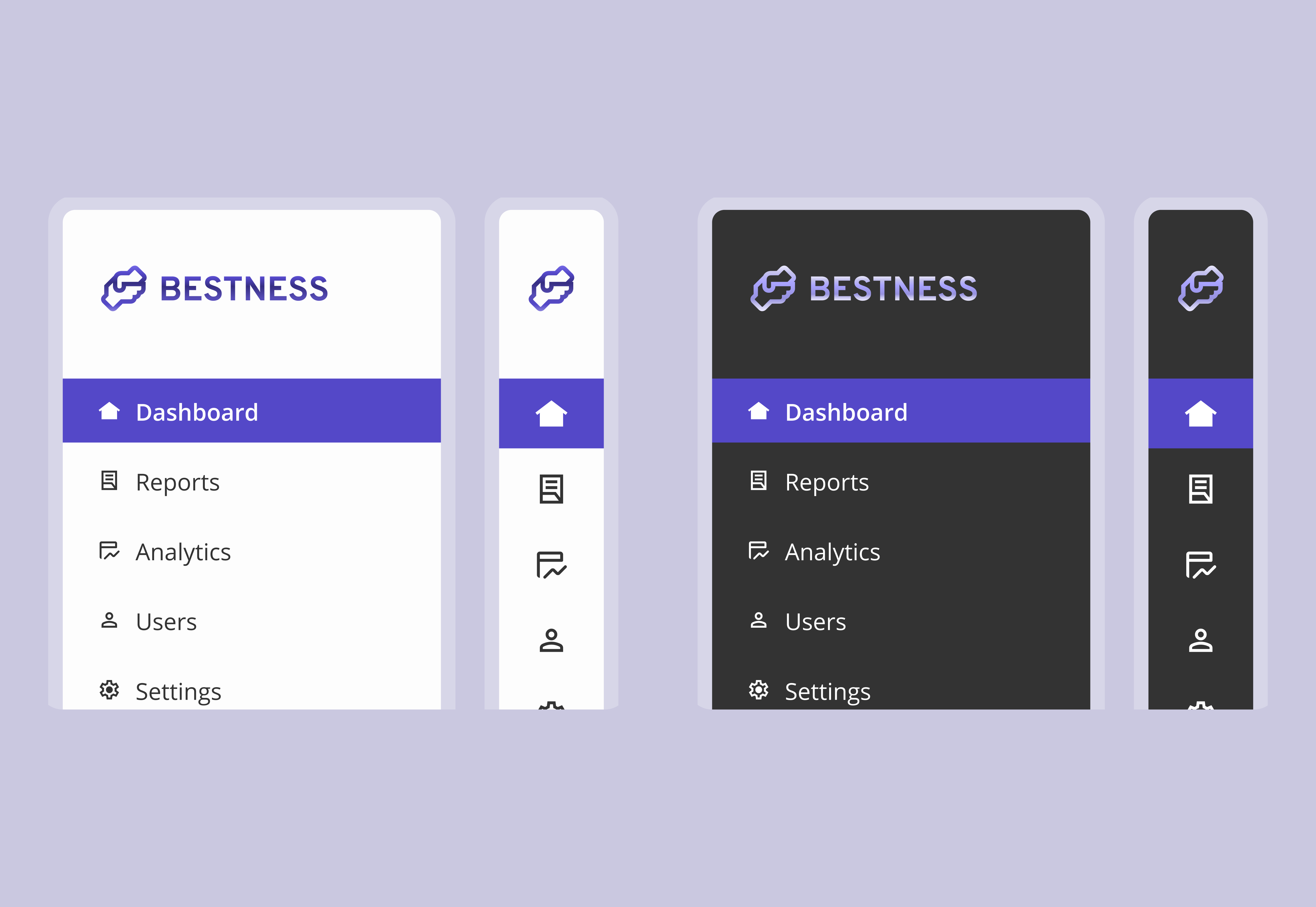 Side Navigation Menu for Desktop by Bo Wanda Aquino on Dribbble