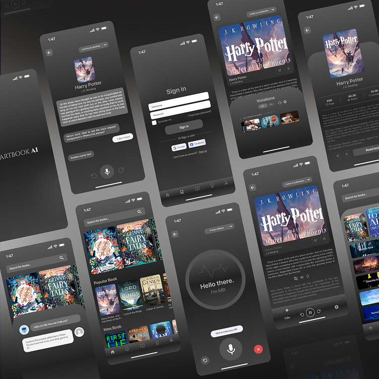 [Mobile Apps UX/UI Design] Smartbook AI by Sói on Dribbble