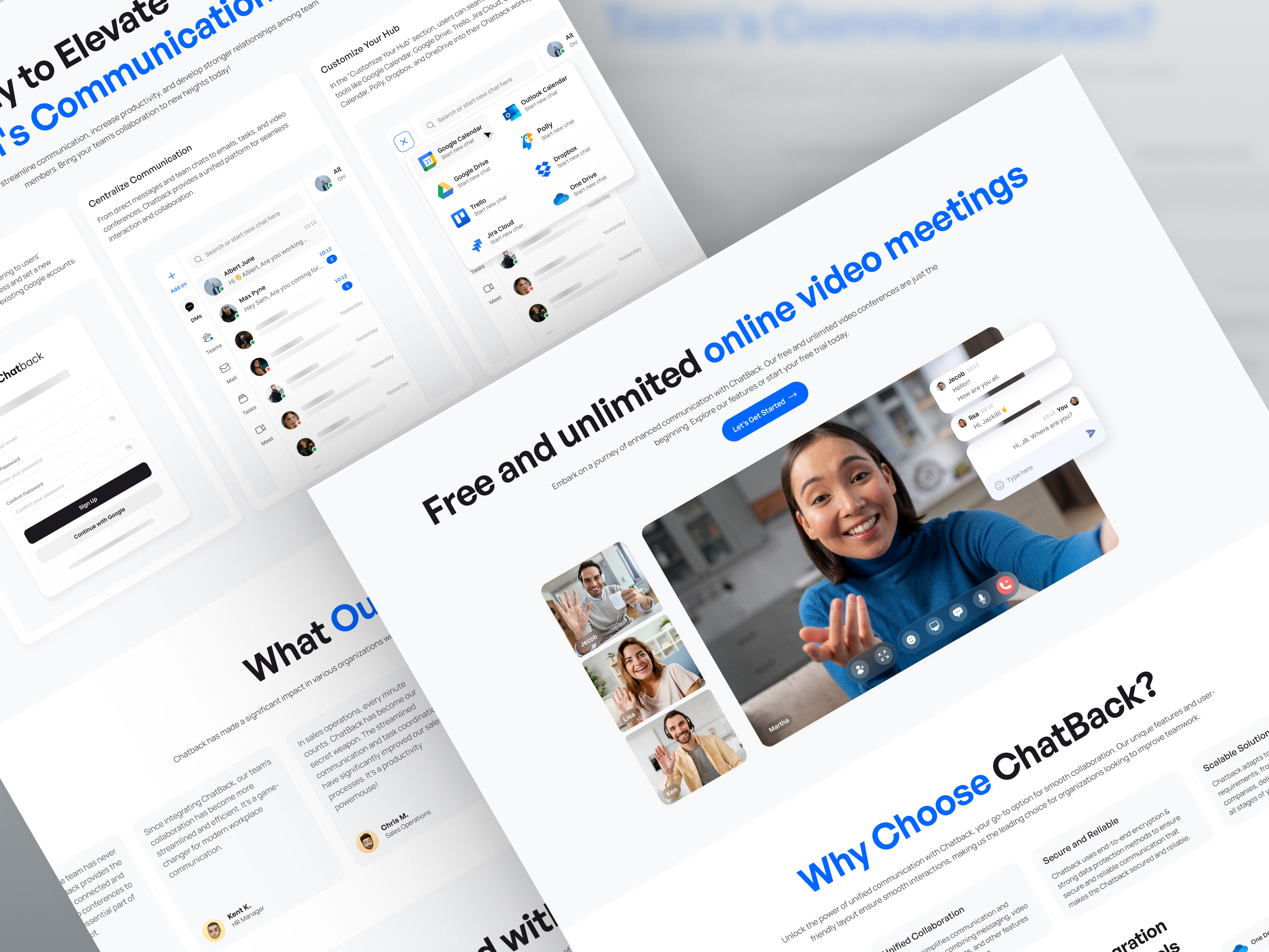 Chatback - EMS Software Website by MindInventory UI/UX for ...