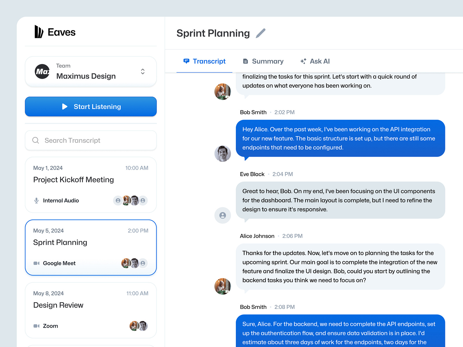 Transcript Dashboard ️ by Seto Febriant on Dribbble