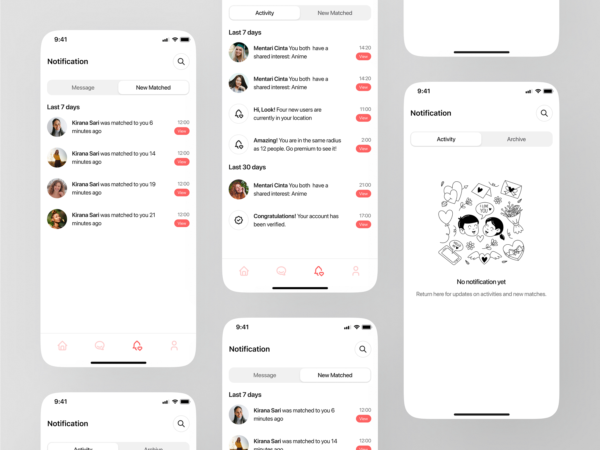 Sweprek - Notification by Haqqi Ilmiawan for Kretya Studio on Dribbble