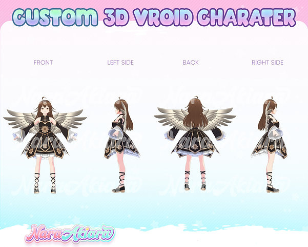 Custom 3D VRoid Character Creation for Streamers and Gamers by Cika ...