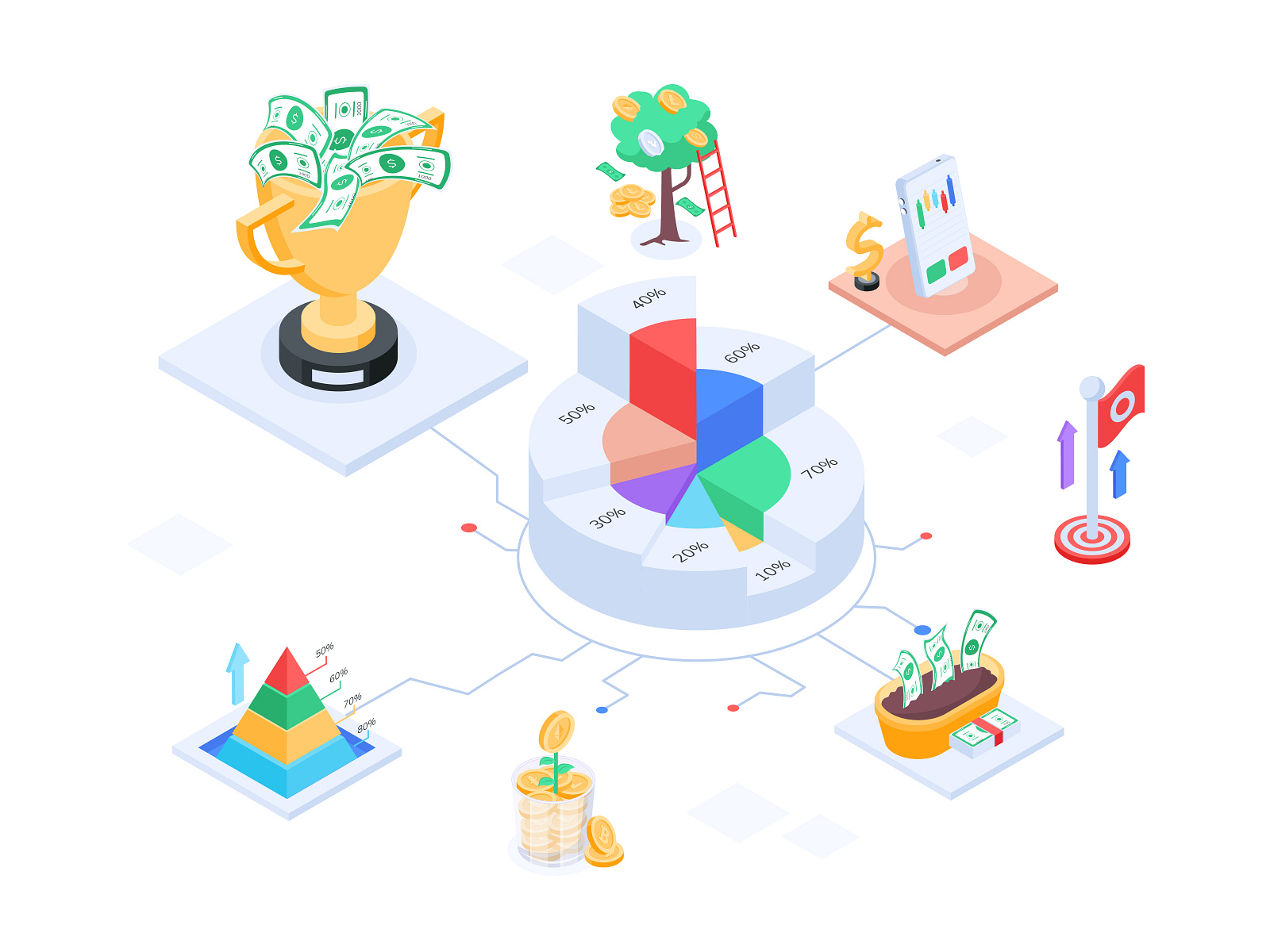 Animated Growth Icon Set by Vectors Market on Dribbble