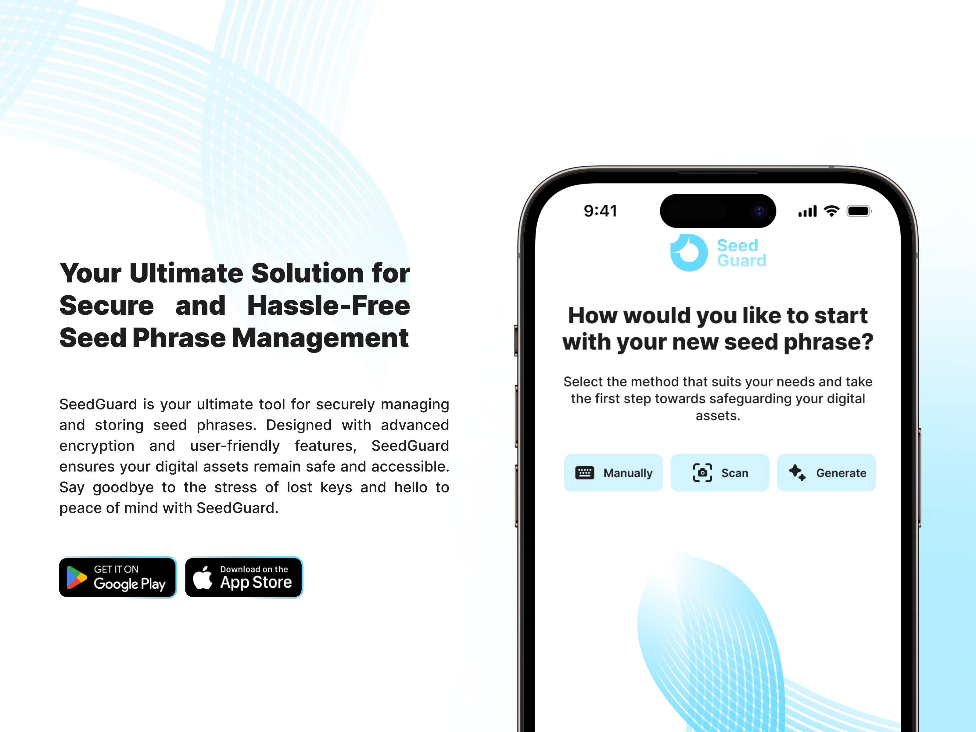 Seed Phrase App Management 🔅 by Taras Oliinyk for U1CORE - Product ...