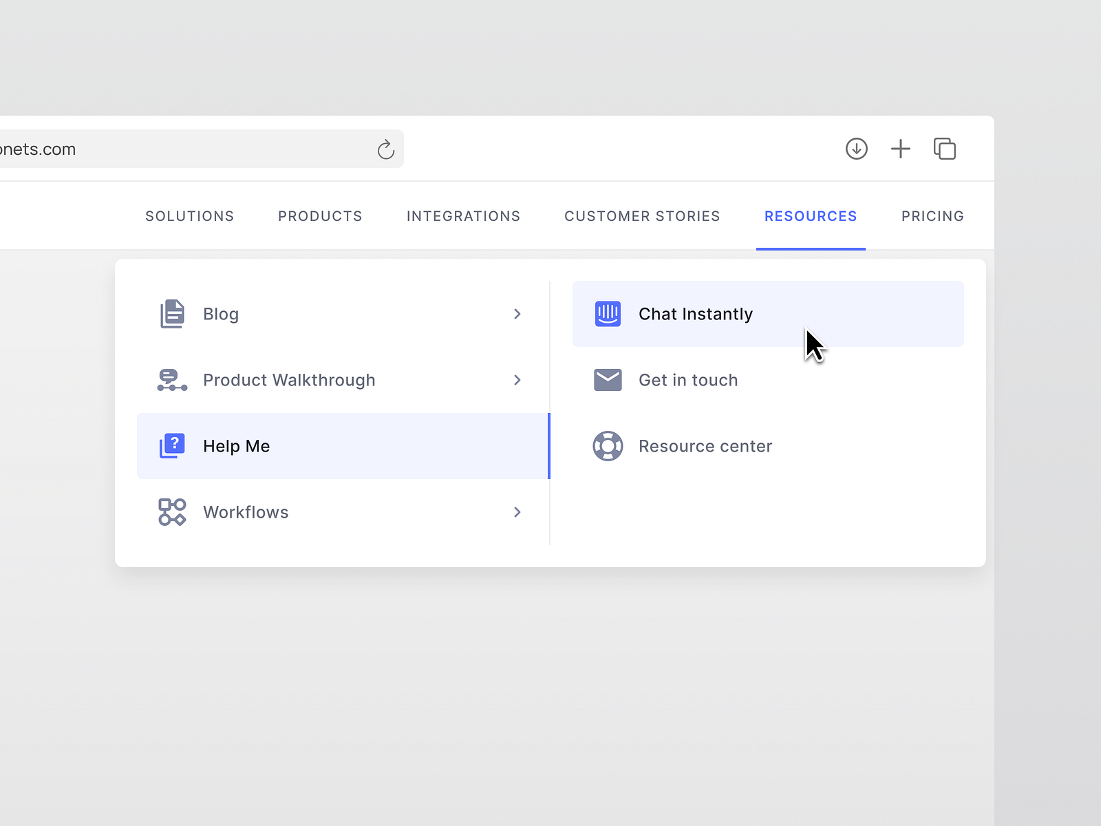 Header navigation by Aditya Udayakumar on Dribbble