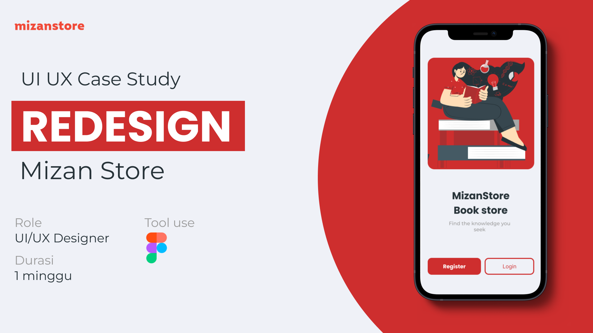 Use case redesign login page mizan store by Achmad Nurhidayat on Dribbble