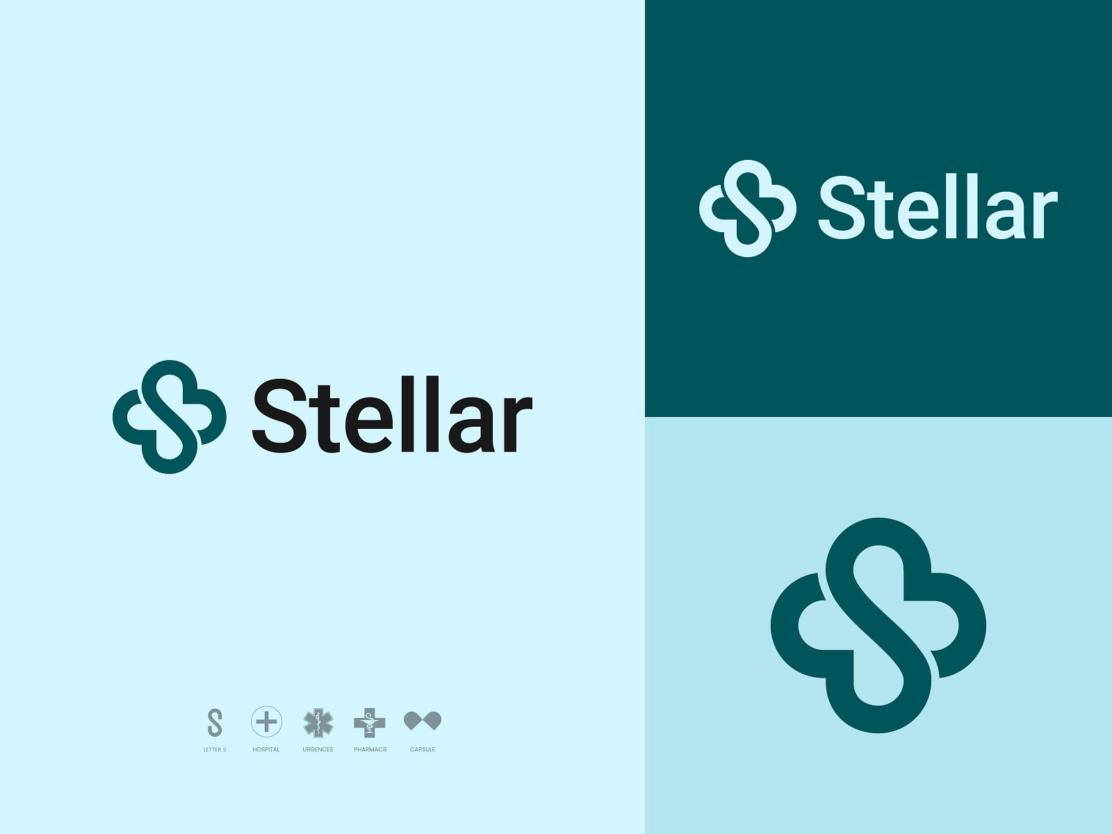 Stellar Hospital Logo by Sharif Hossain on Dribbble