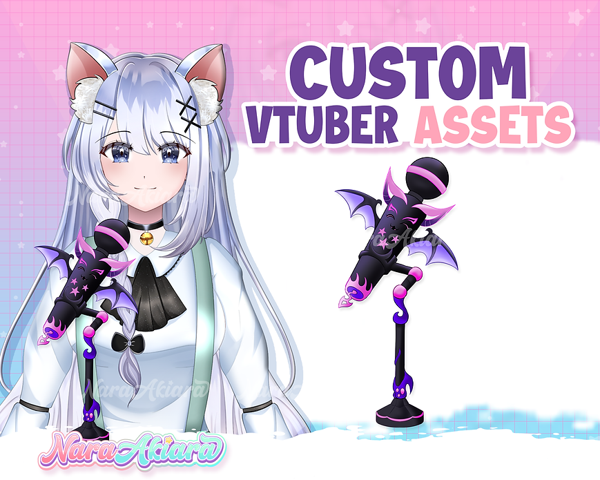 Custom 2D Asset Creation for Live2D VTuber Streamers by Cika Nindya on ...