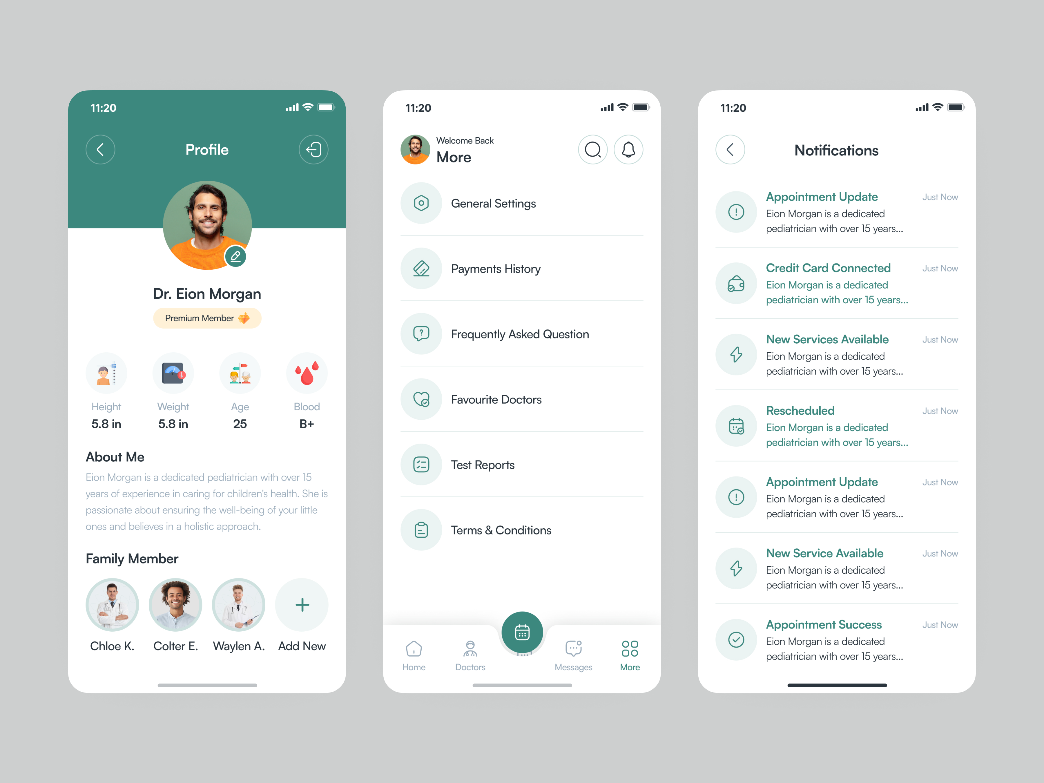 Medical or Doctor Consultant Mobile App UI Design by Mahmudul Hasan ...