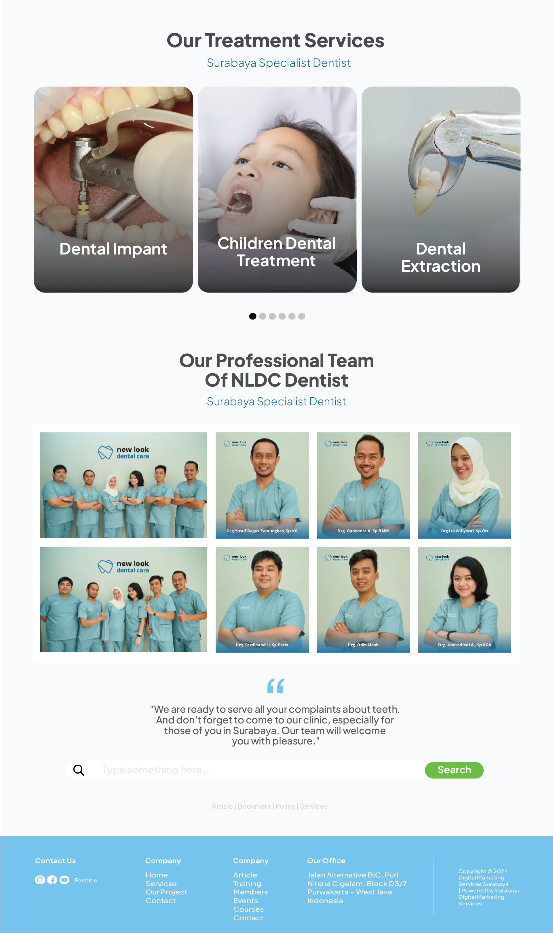 Dental Website Design & Management by Adib M on Dribbble