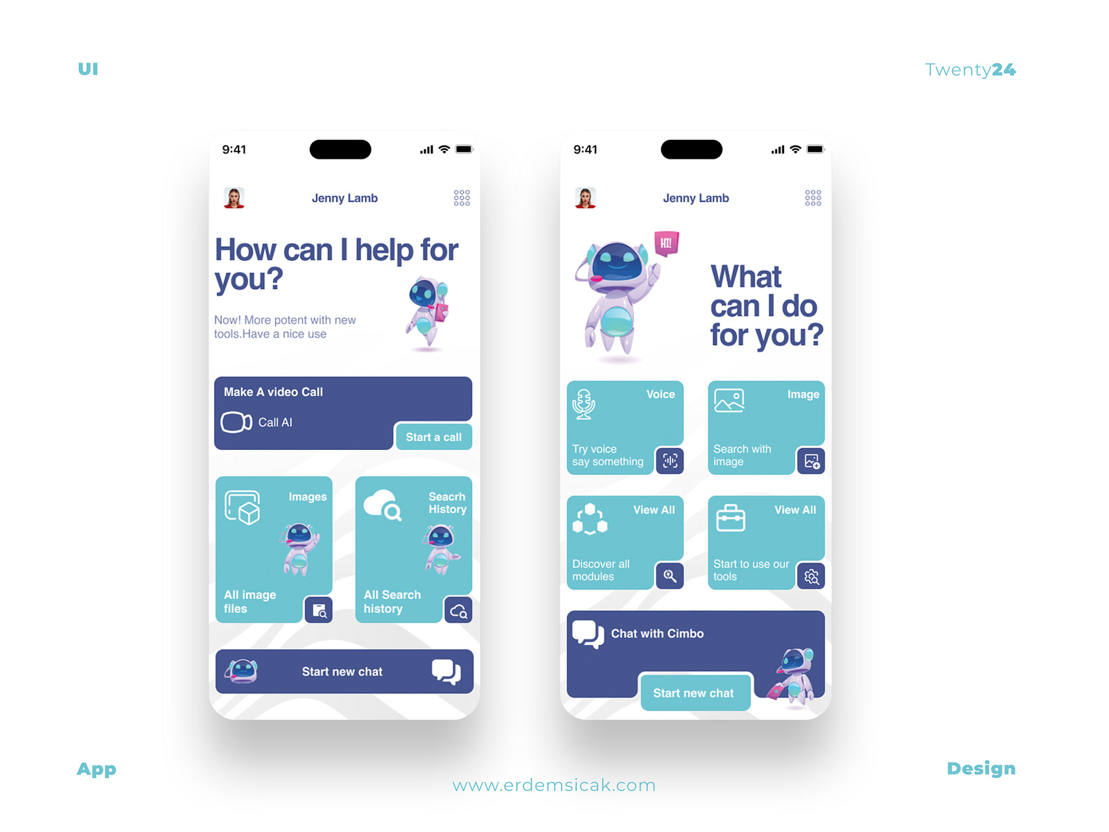 Cimbo AI Chat Bot by Erdem Sıcak on Dribbble