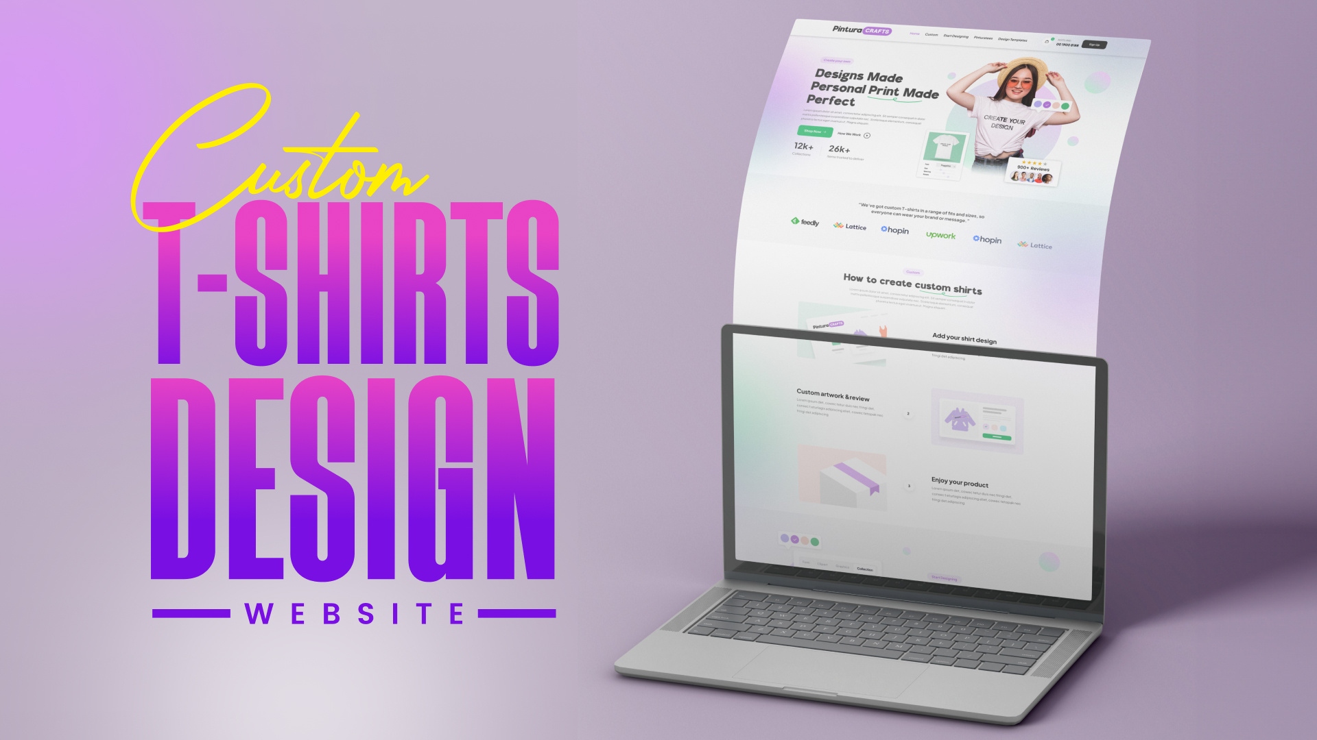Custom T-Shirt Designs Website by moinqureshi01 on Dribbble