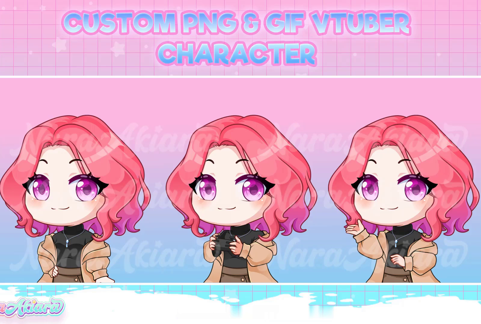 Custom PNG Tuber Creation for Streamers by Cika Nindya on Dribbble