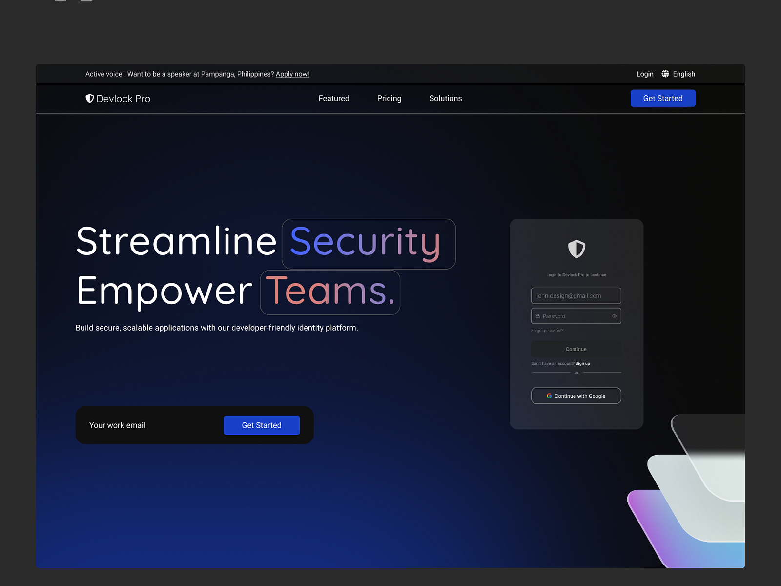 Devlock Pro by John Merwin Cortez on Dribbble