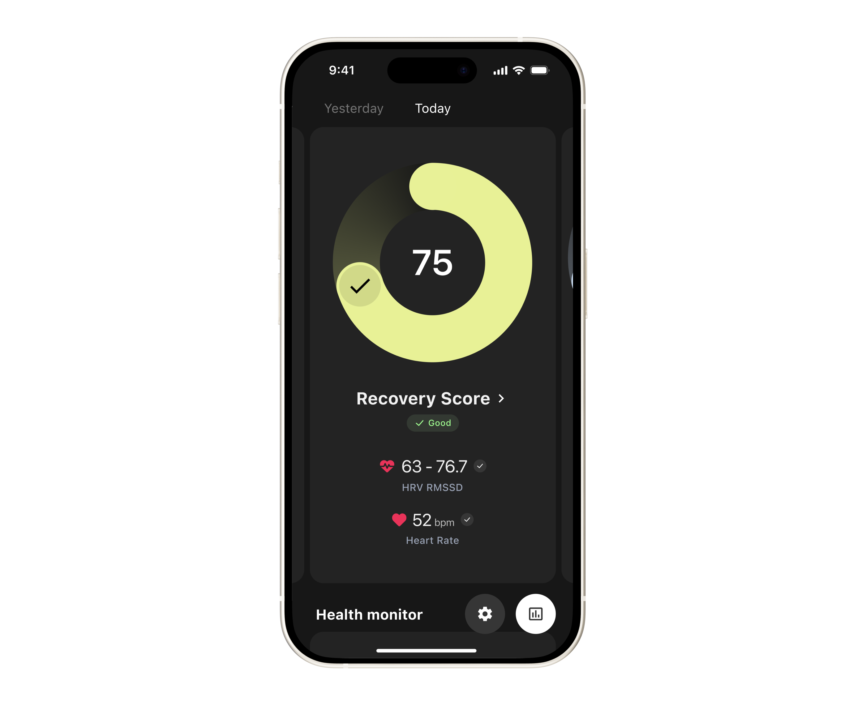 Recovery Score by Tatiana Khamrytseleva on Dribbble