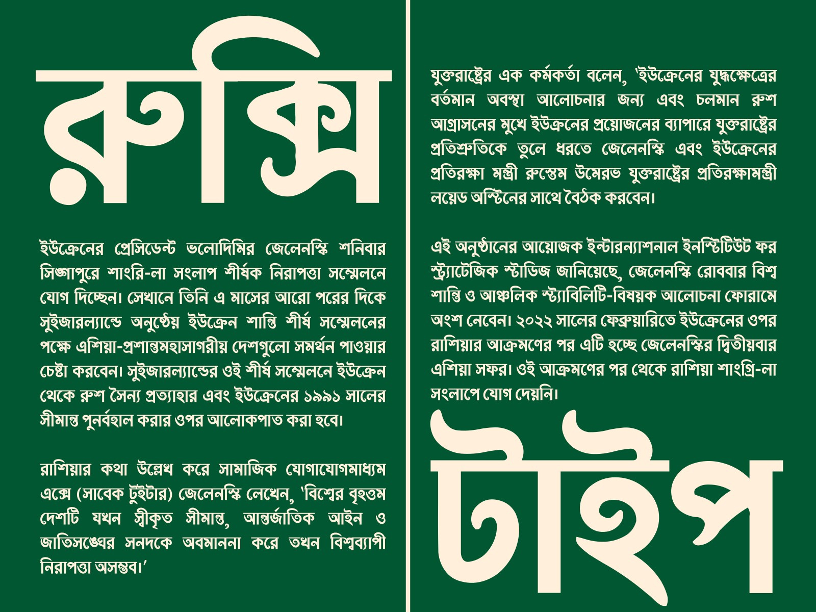 Ruxi Bangla Font by S M Rashed Ahmmed on Dribbble